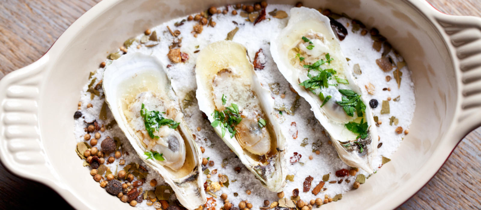 Le Creuset Kitchen Sessions with Chef Joseph Lenn and Roasted Oysters ...