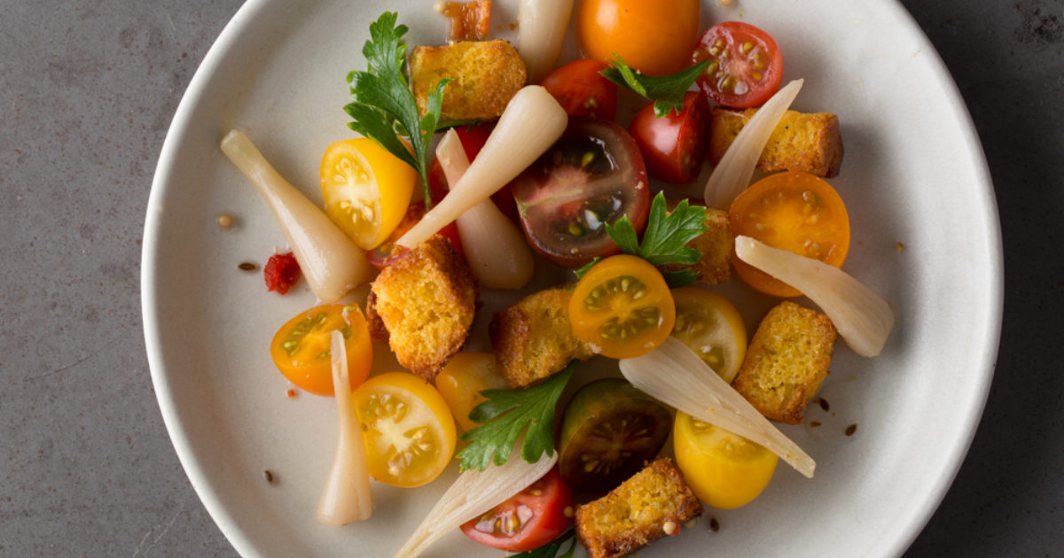 Pickled Ramp and Tomato Salad | Blackberry Magazine